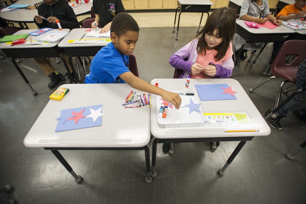 Lafayette students thank veterans, Brandon Rumbaugh - Herald-Standard